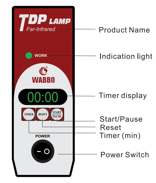 Large Head TDP lamp-Digital